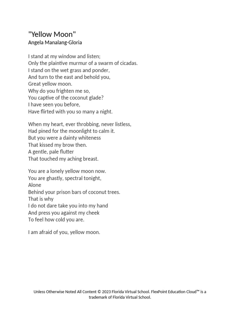 Expressive Poetry Poem Selections | PDF