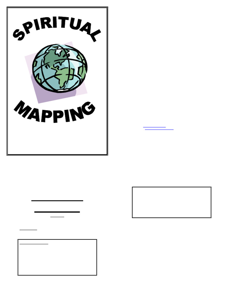Spiritual Mapping | PDF