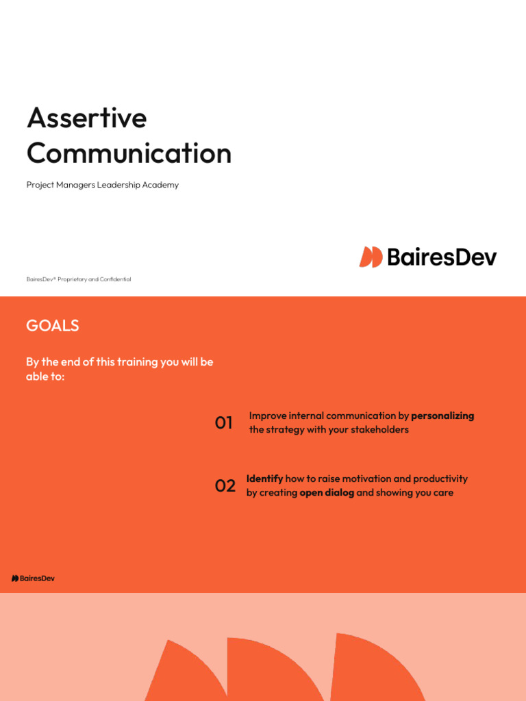 Assertive Communication Pill | PDF