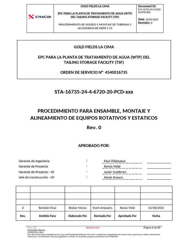 Sta-16735-24-4-6720-20-Pcd-Xxx Montaje Equipos Rotativos y Estaticos | PDF