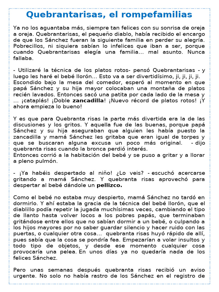 s14.FICHA DE LECTURA FAMILIA | PDF