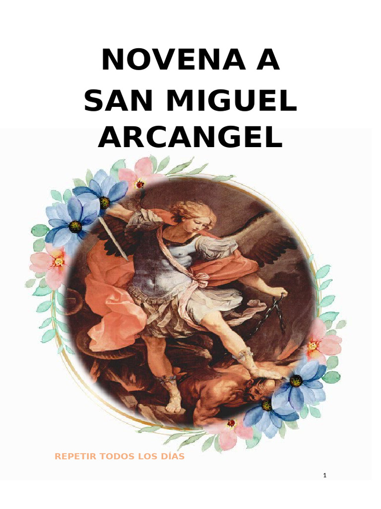Novena A San Miguel Arcangel | PDF