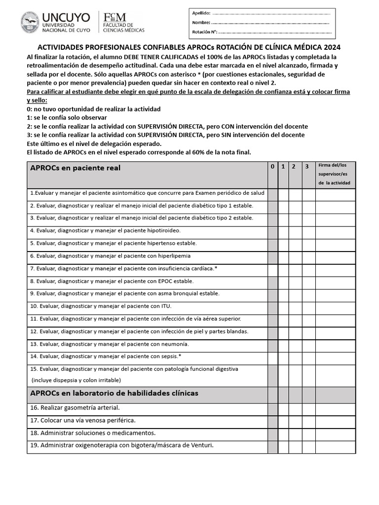 Aproc Clínica Médica 2024 | PDF