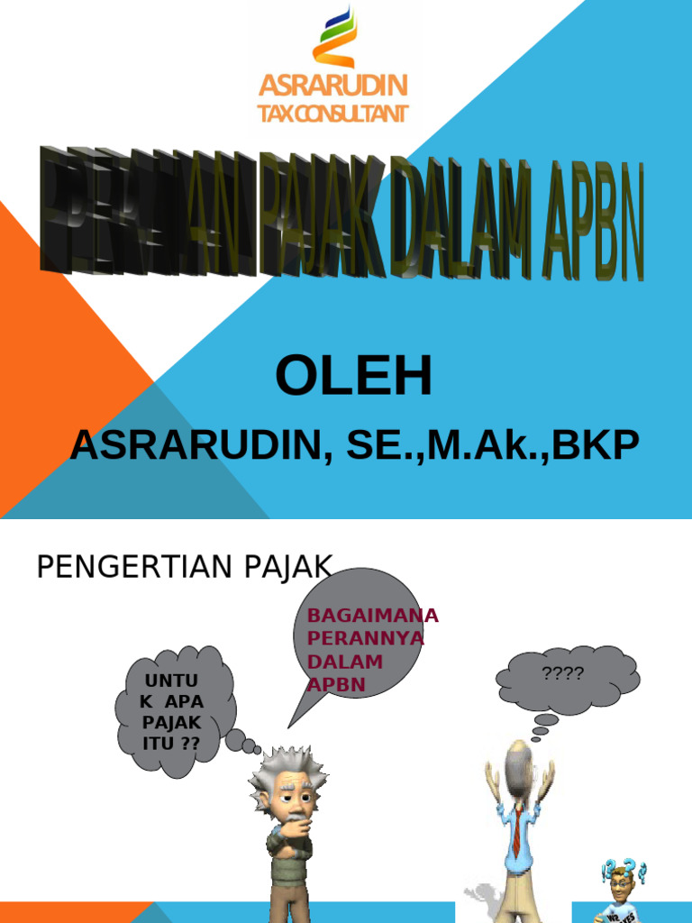 01 - Peranan Pajak Dlam Apbn | PDF