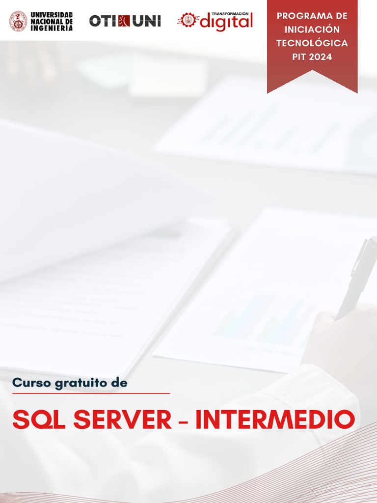 Curso Intermedio de SQL Server 2024 | PDF | Bases de datos | Informática