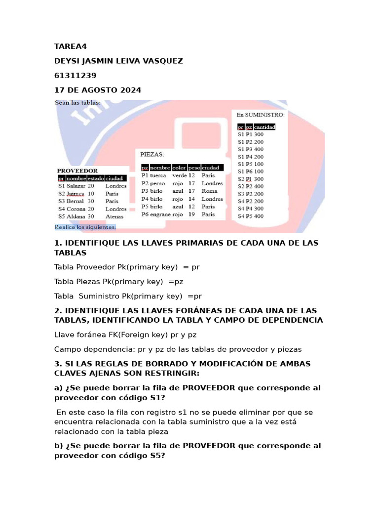 Tarea4 Deysij Basedatos | PDF
