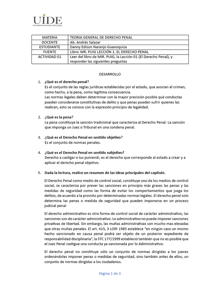 Actividad 01 | PDF