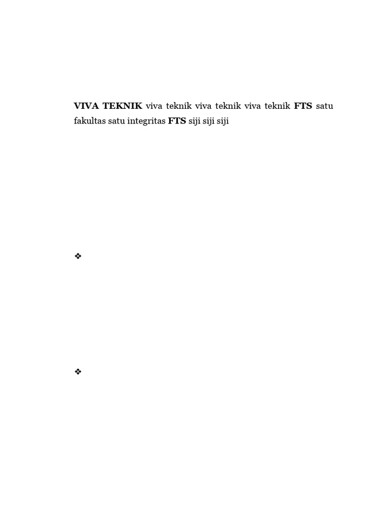 Chant Fts Terbaru | PDF