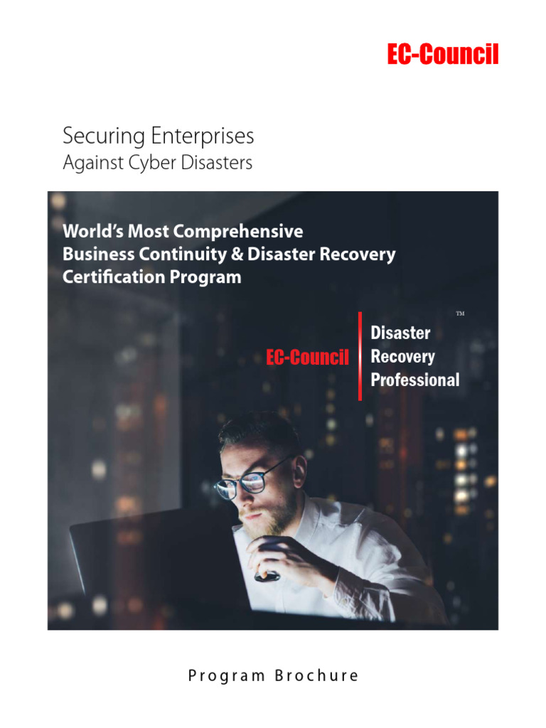 Ec Council Cyber Security Edrp-Brochure | PDF