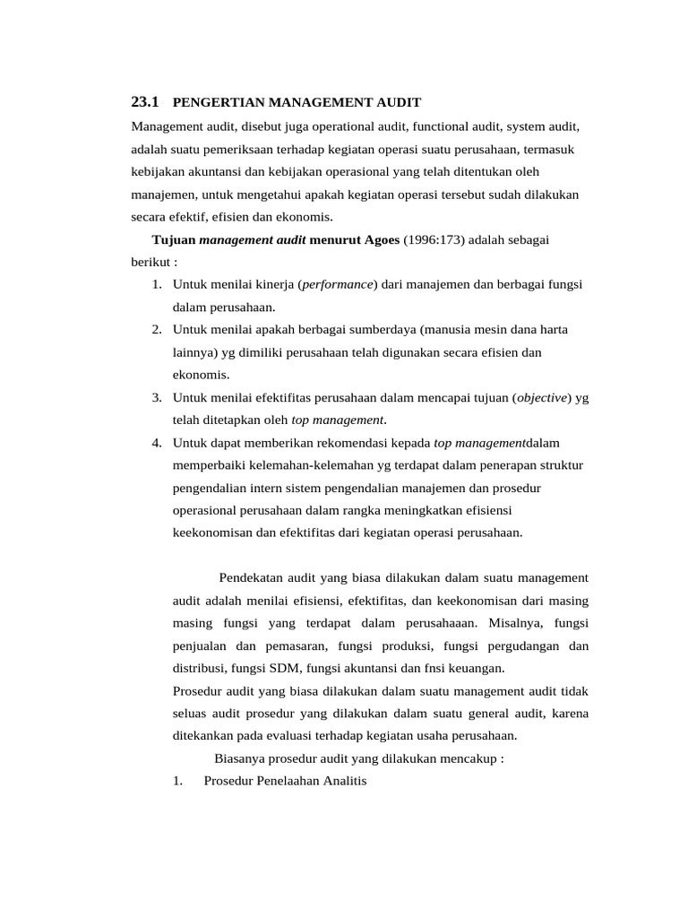 Management Audit | PDF | Financial Services | Career & Growth