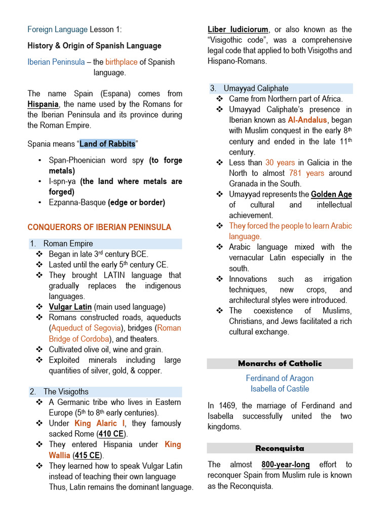 Foreign Language Lesson 1 | PDF