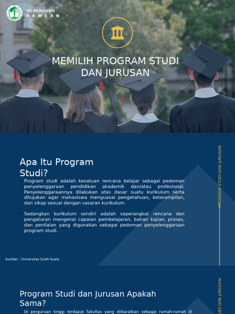 Memilih Program Studi Dan Jurusan | PDF