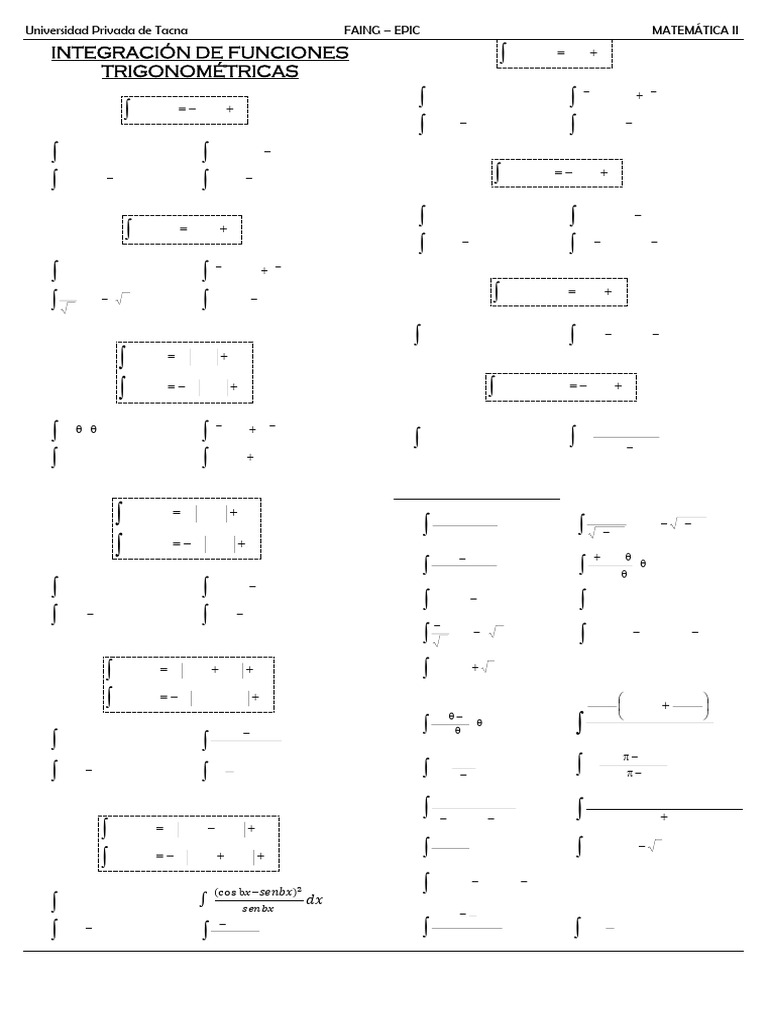 INTEGRALES-2 Math II 2023 | PDF