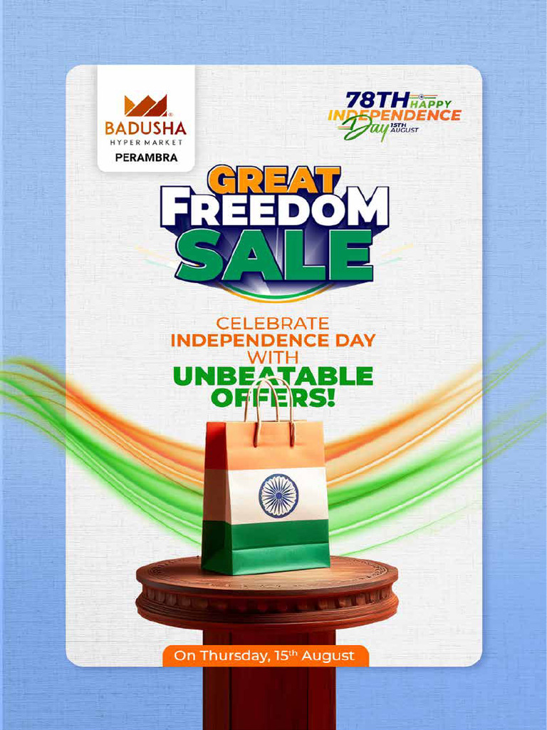 Badusha Perambra Freedom Sale 15.august | PDF