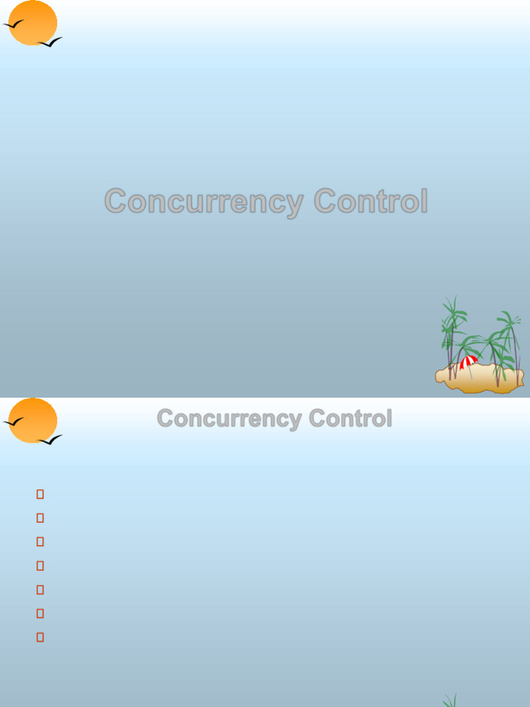 Concurrency Control Pdf