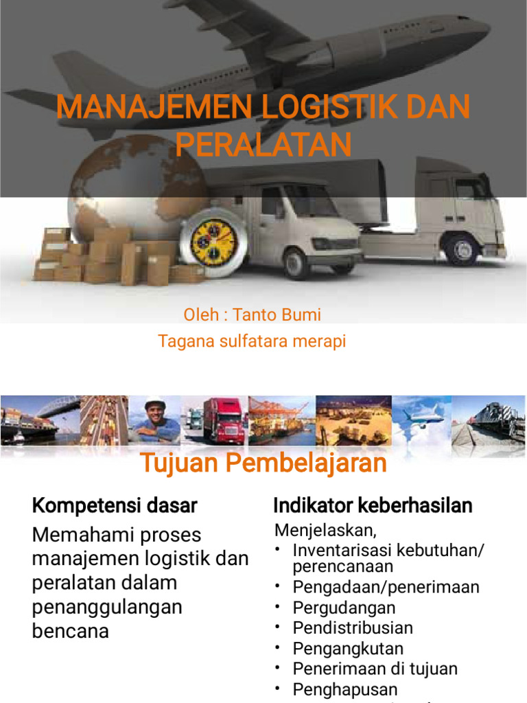 Manajemen Logistik Dan Peralatan | PDF