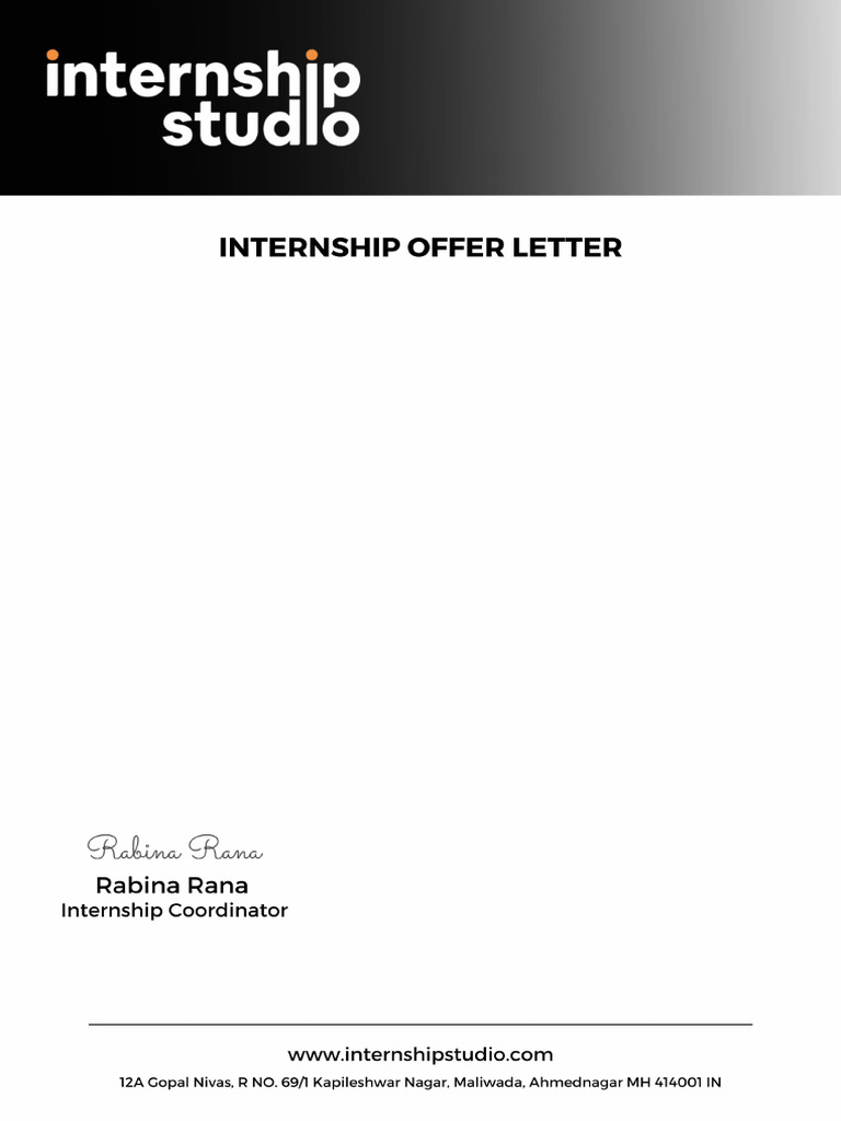 Sachin Yadav Java Internship Offer Letter Pdf 