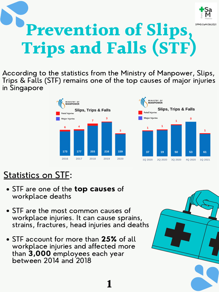 Aug 2021 Prevention of Slips Trips and Falls (STF) | PDF