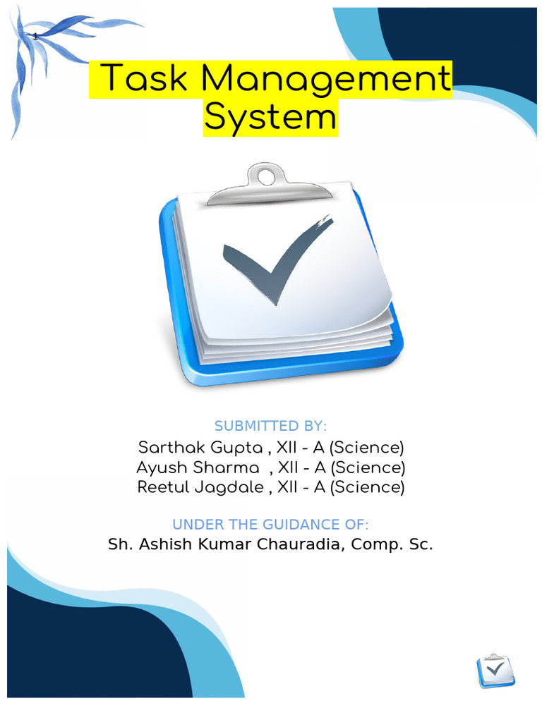 Sarthak, Ayush and Reetul CS Project | PDF