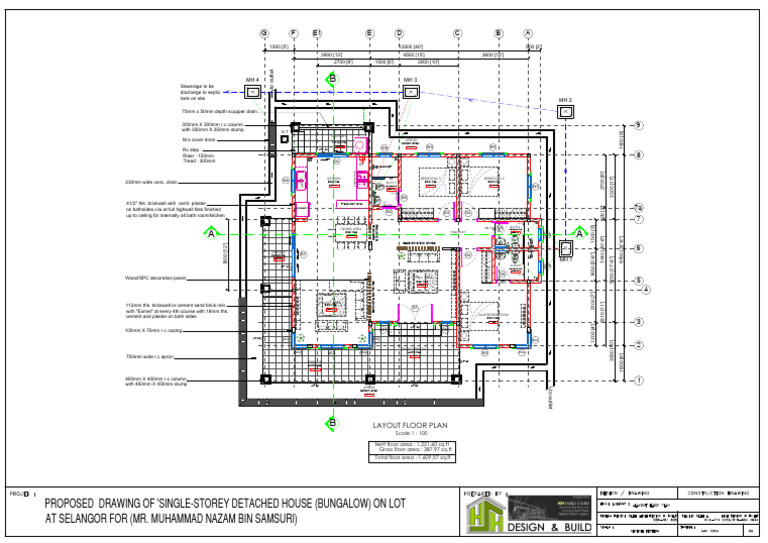 Proposed Drawing of 'Single-Storey Detached House (Bungalow) On Lot ...