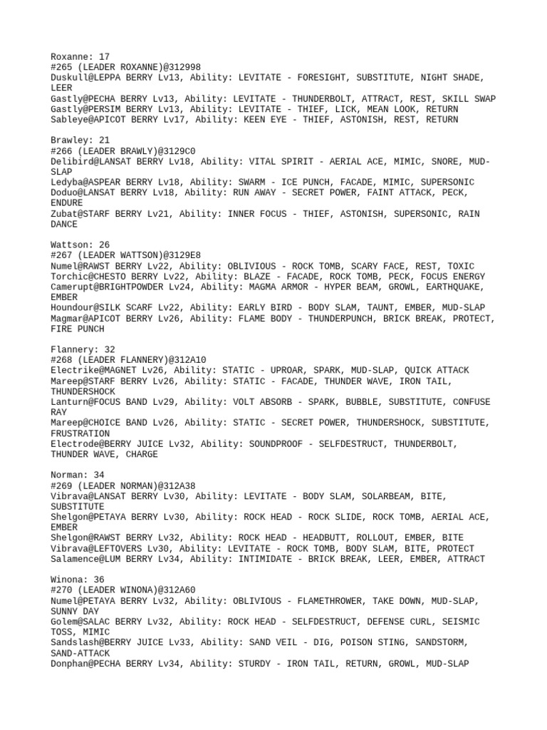 Level Caps | PDF