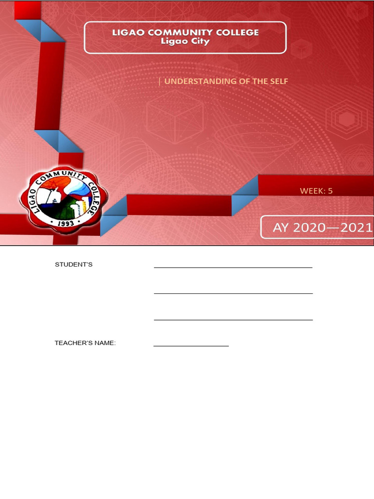 Module 5 In The Self Reference Pdf