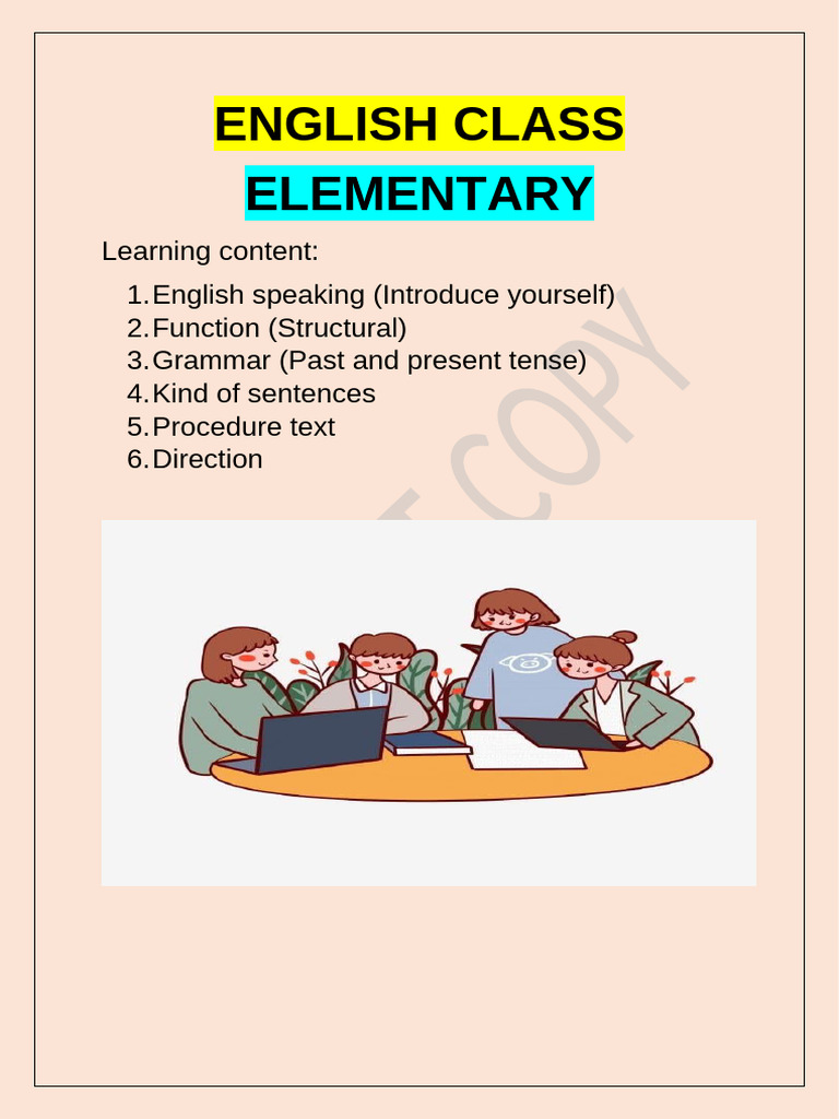 English Class | PDF