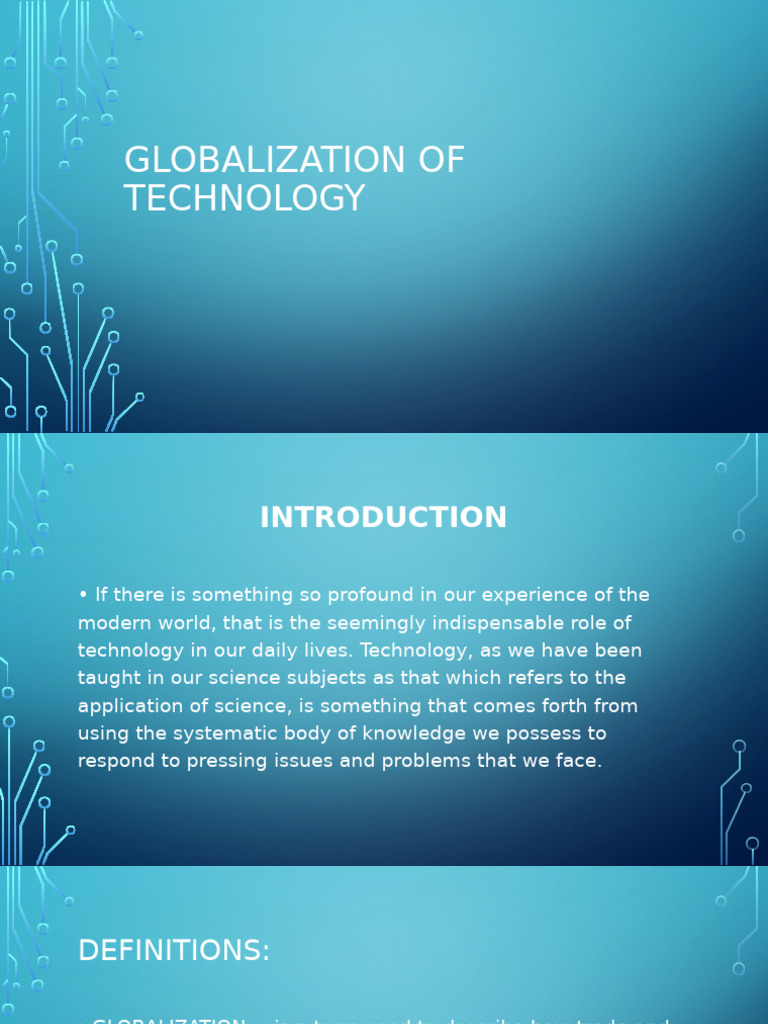 Globalization Technology | PDF