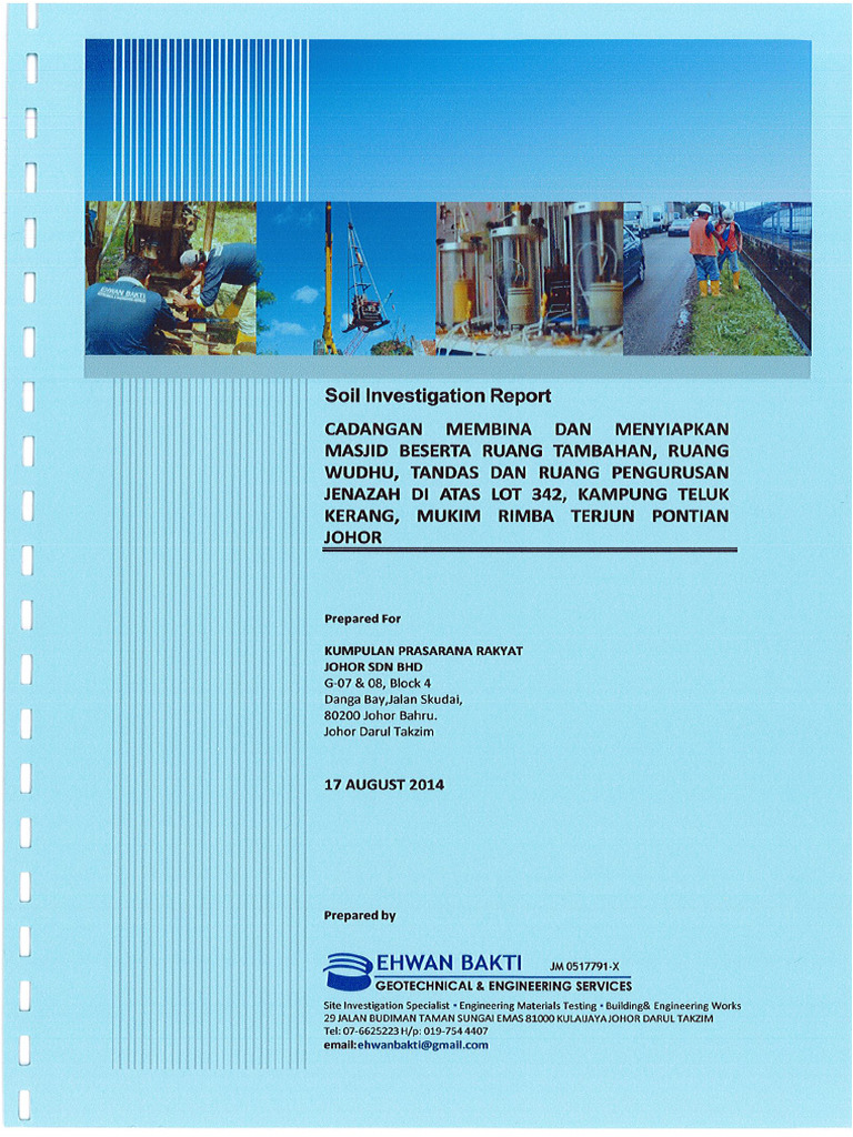 Soil Investigation Report 23.08.16-23082016124808 | PDF