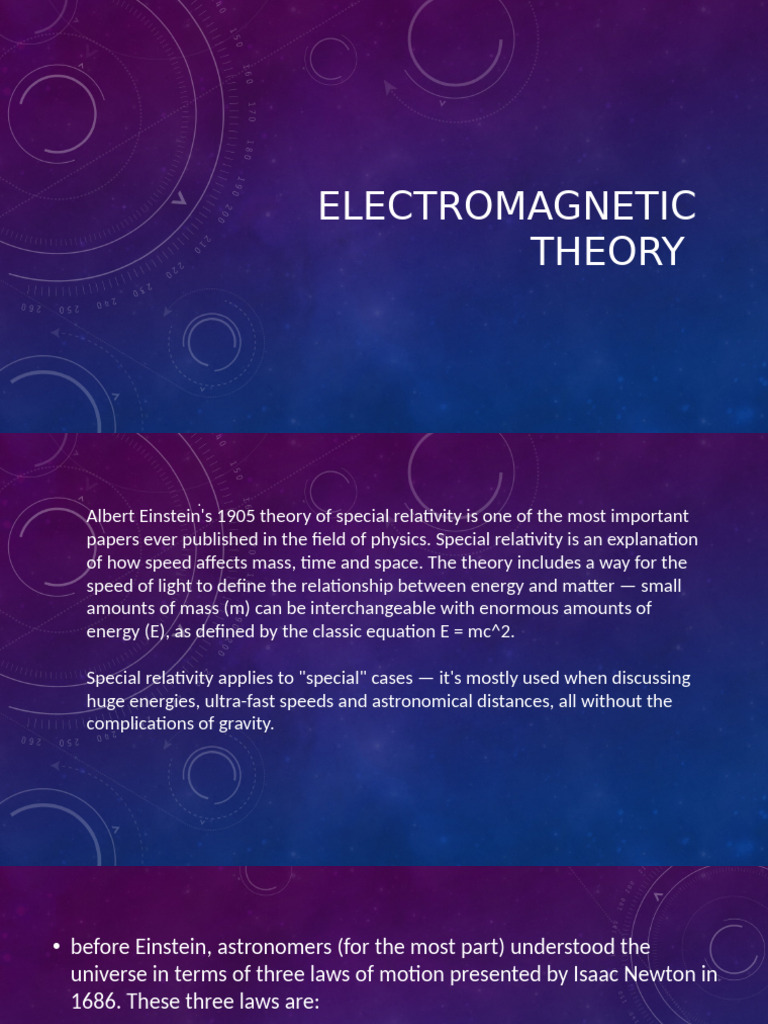 Electromagnetic Theory | PDF