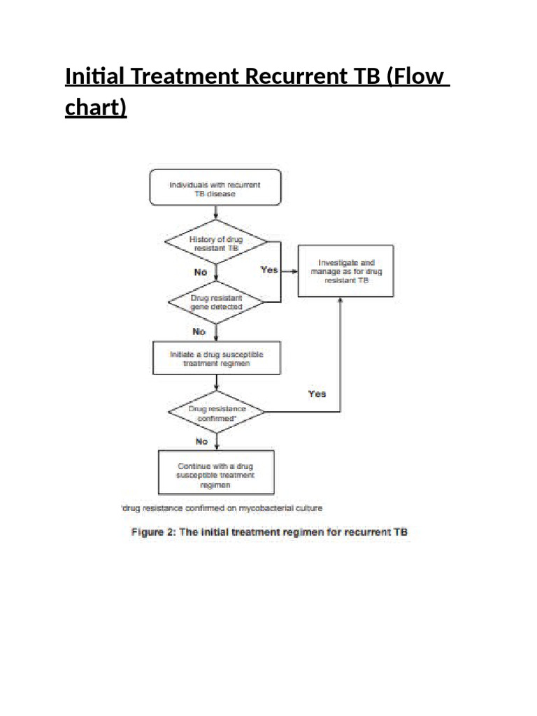 Flowchart Initial Treatment Recurrent TB | PDF
