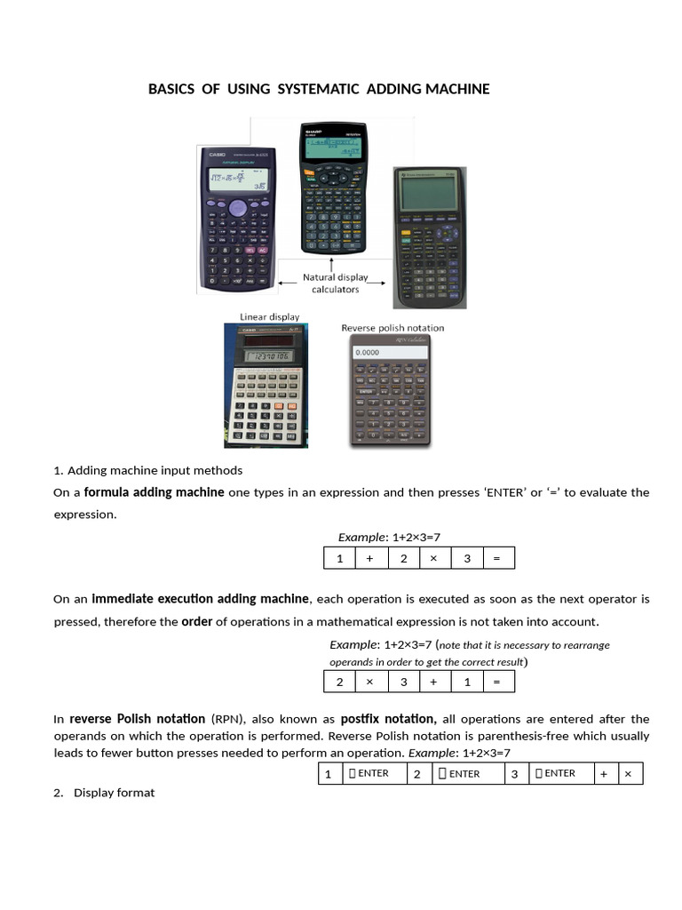 Basic-Adding Machine | PDF