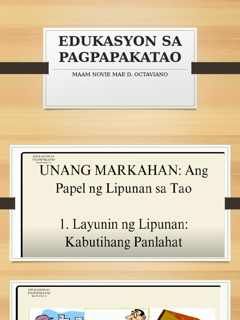Edukasyon Sa Pagpapakatao Esp 9 | PDF