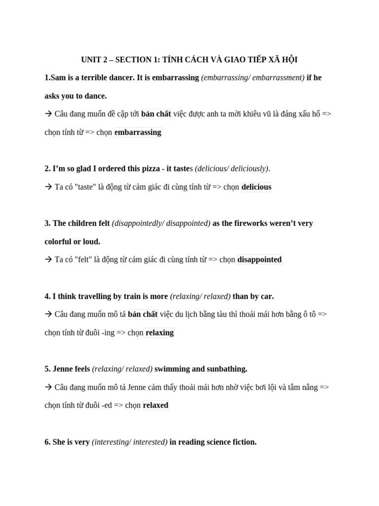 Unit 2 - Section 1 | PDF