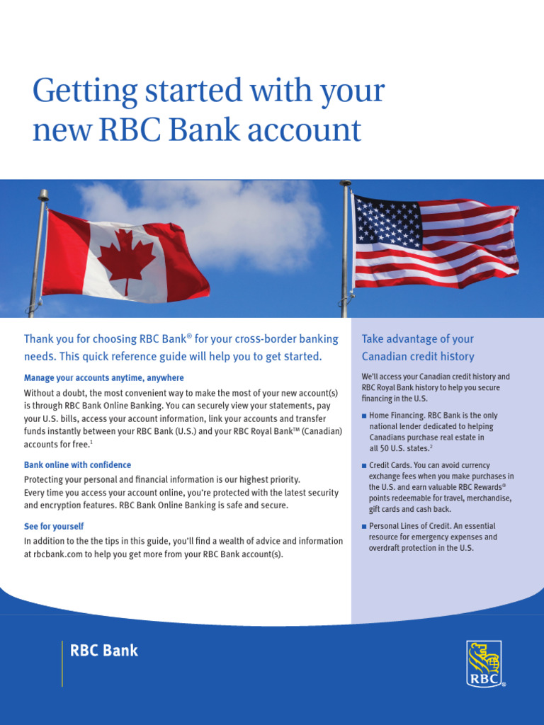 Getting Started With Your New RBC Bank Account | PDF | Credit Card ...
