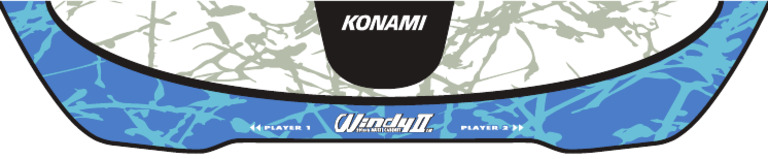 Konami Windy II 2P Control Panel Overlay | PDF