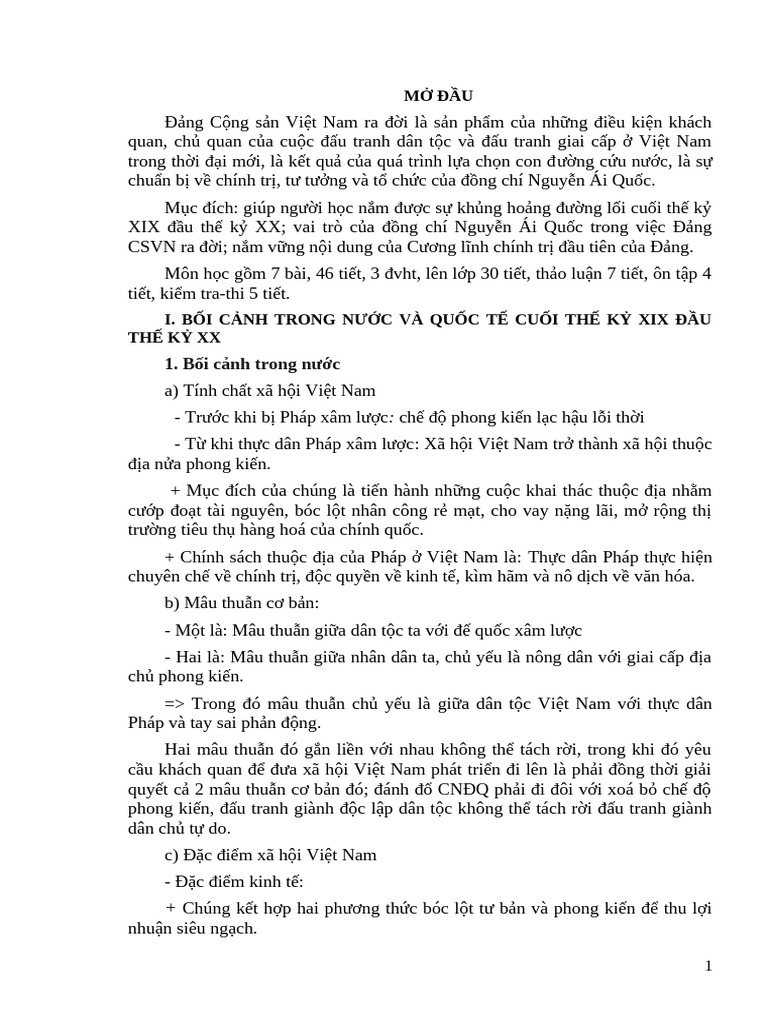 Đảng CSVN ra đời | PDF