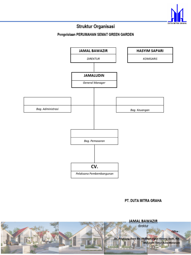 Struktur Organisasi SGG | PDF