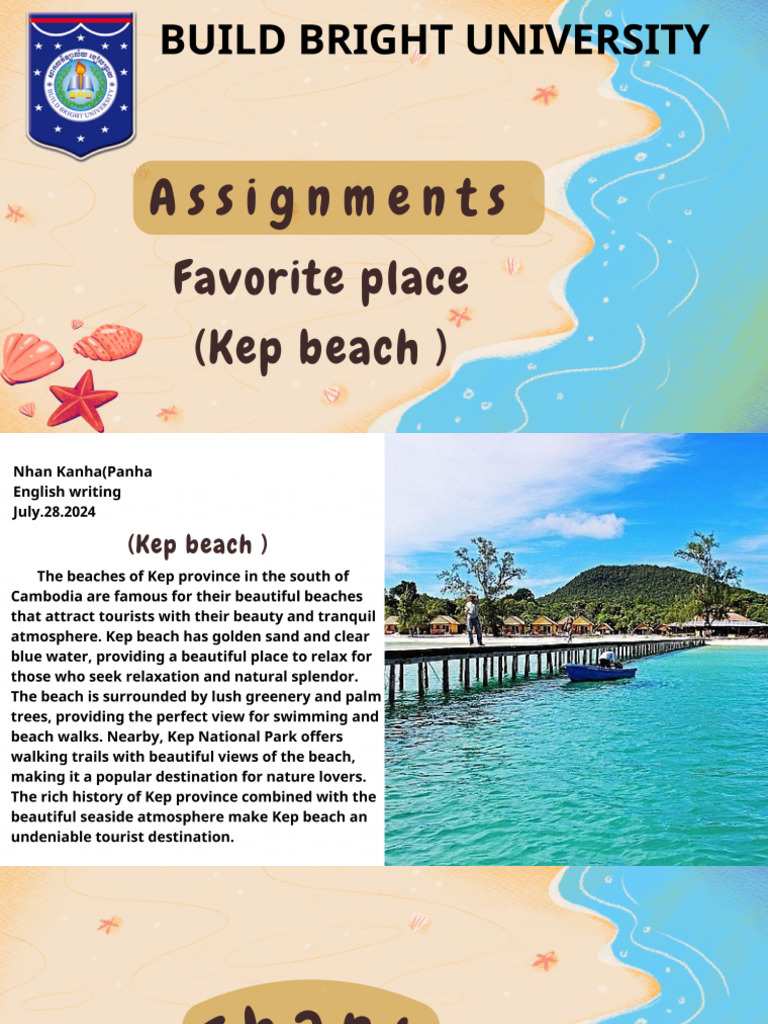 Beige Buildable Beach Group Presentation PDF | PDF