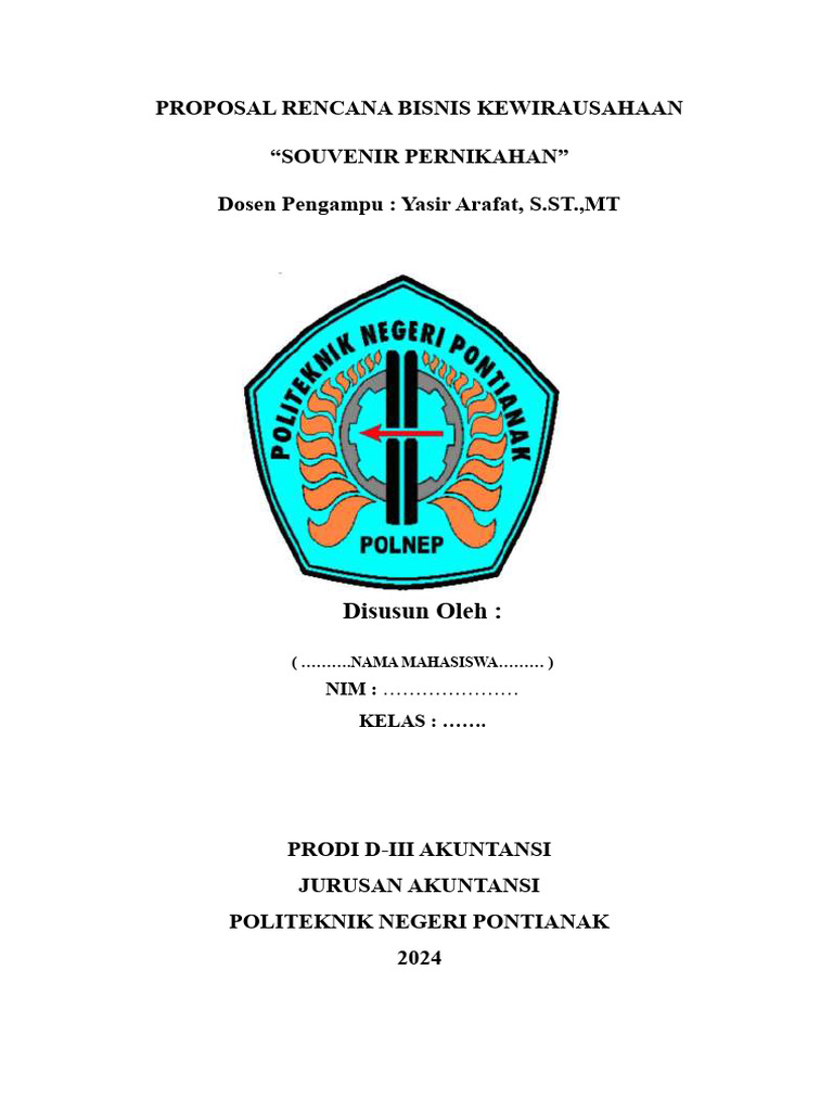 Proposal Bisnis Souvenir Nikah | PDF