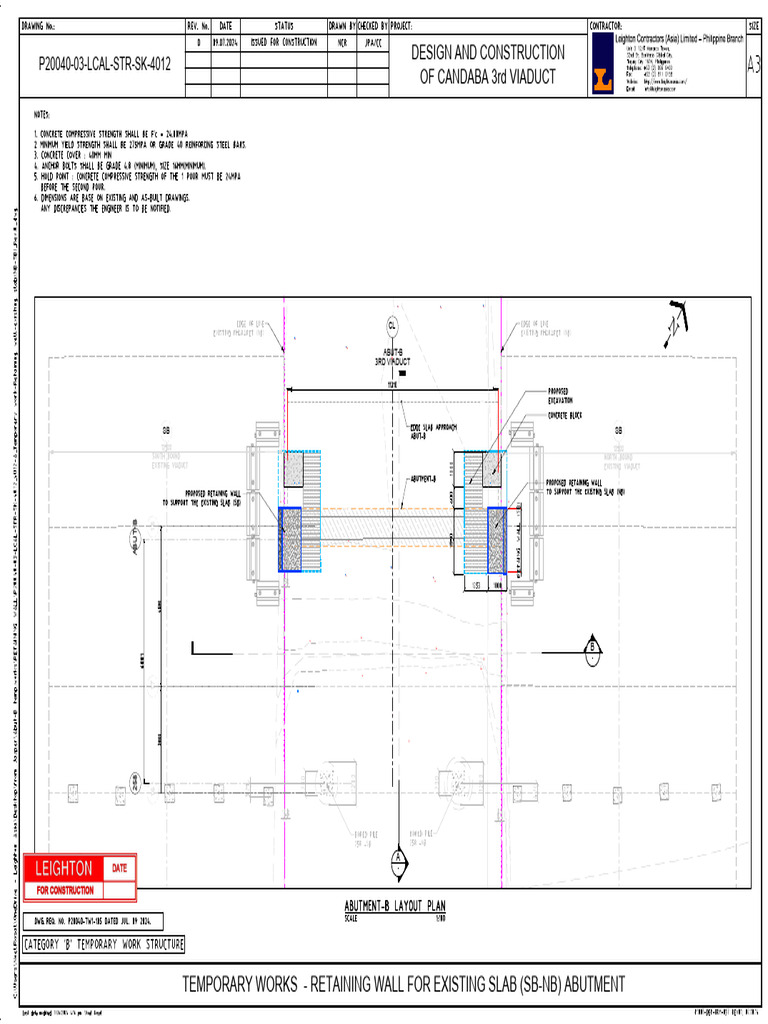 P20040 03 LCAL STR SK 4012_Temporary Work Retaining Wall for Existing ...