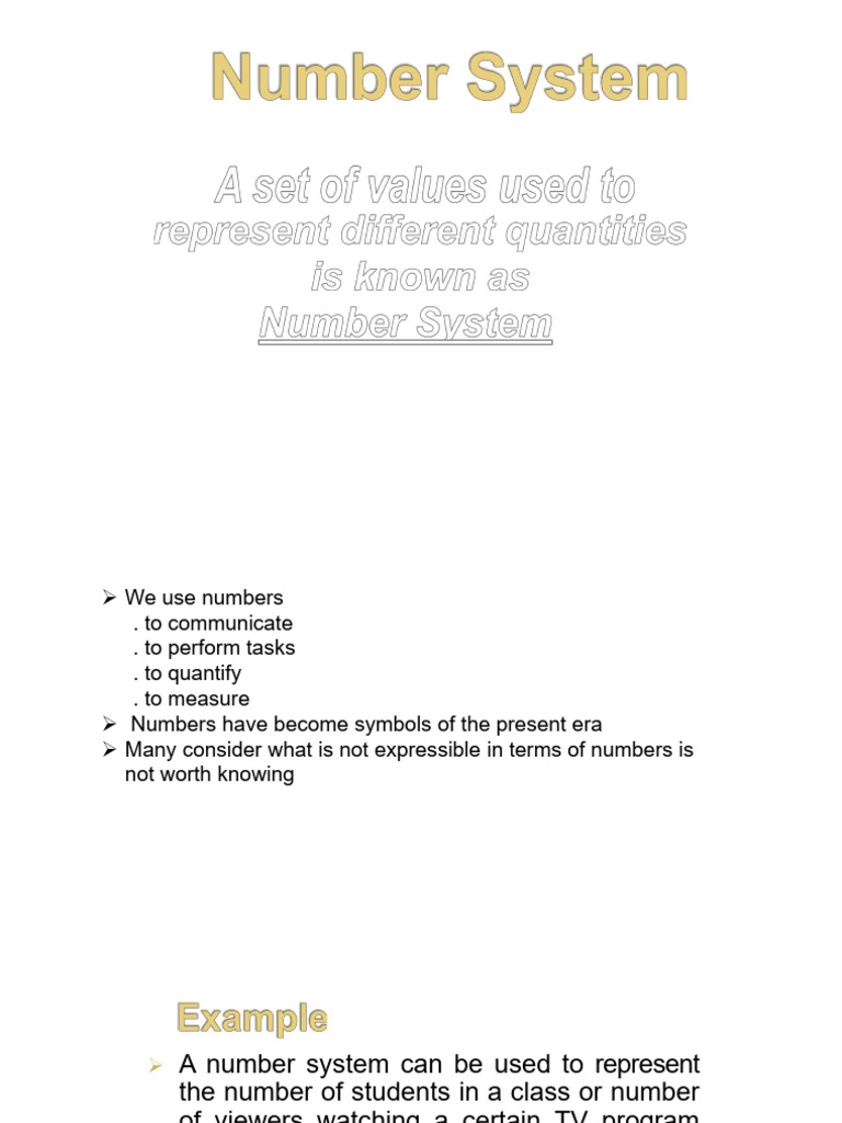 Number System | PDF