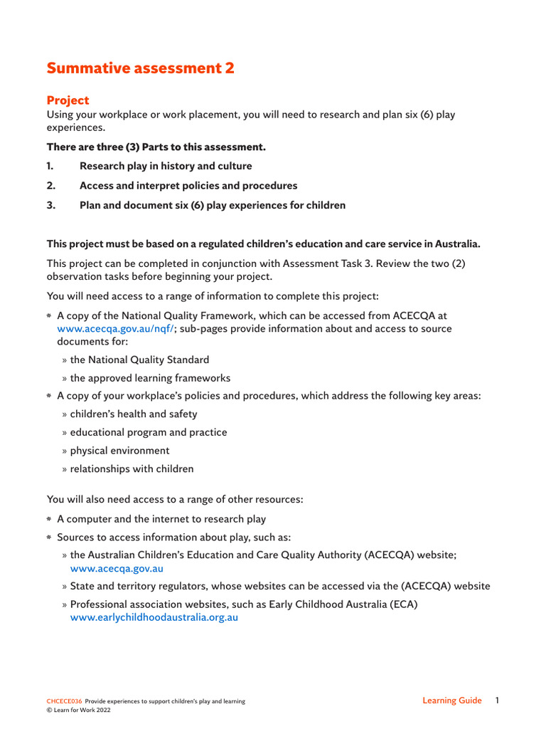 CHCECE036 - LG - Project FINAL | PDF