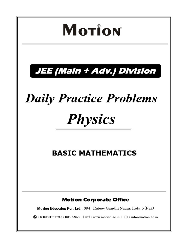 E Basic Maths DPP-1-4 Ques..p65 | PDF