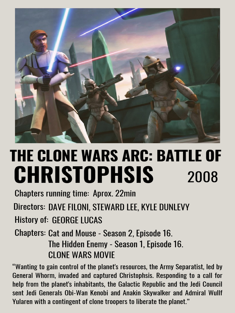 TCW Arc - Battle of Christophsis | PDF