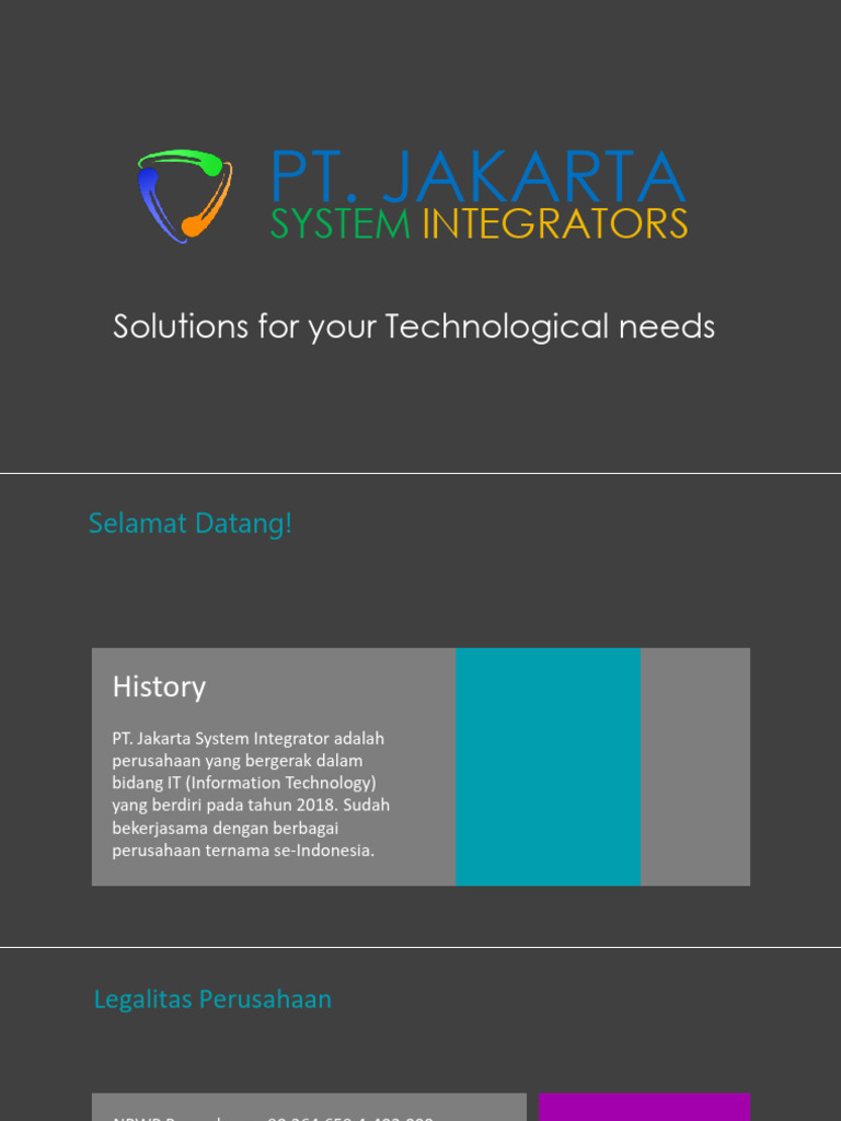 PT Jakarta Sistem Integrators 3 | PDF