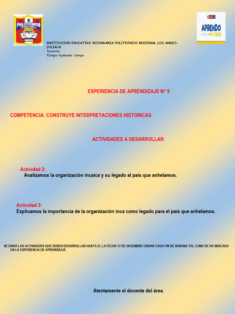 ACT. 2 y 3 EXP. 9 CC - SS. 2° GRADO | PDF