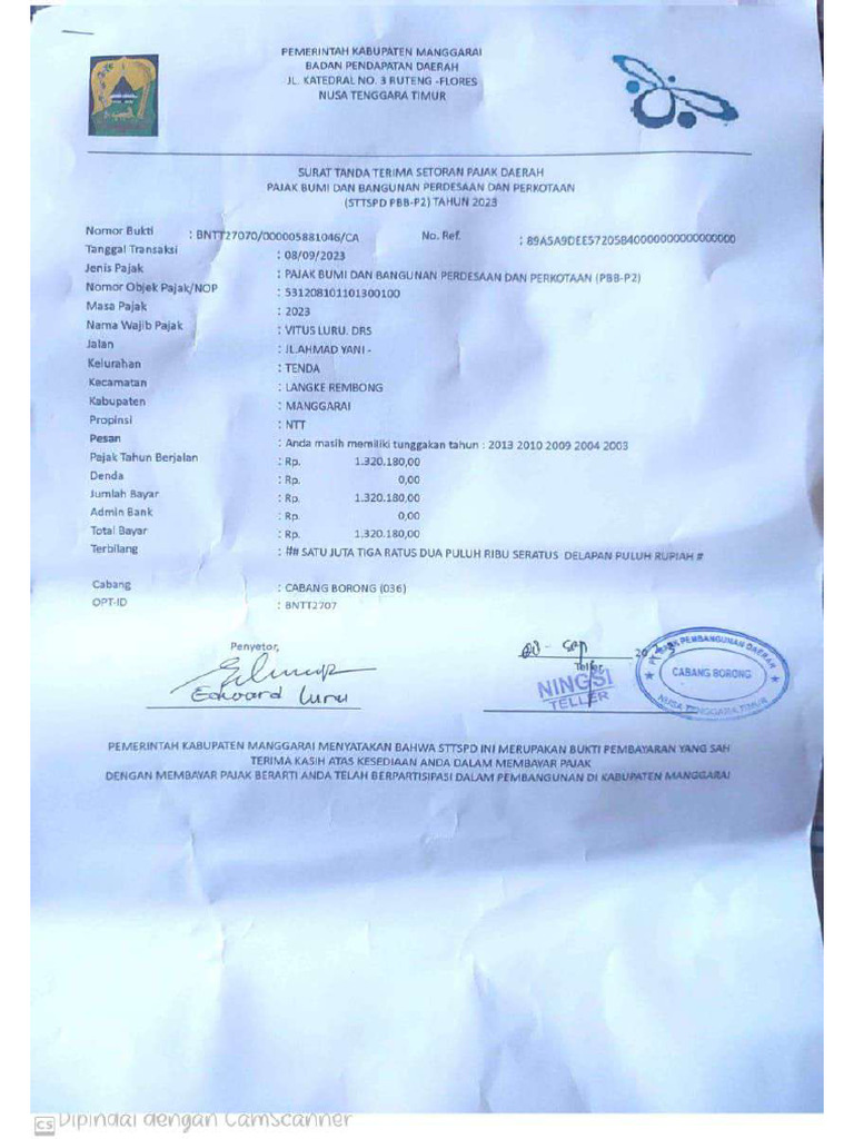 Berkas Lokasi Ahmad Yani | PDF