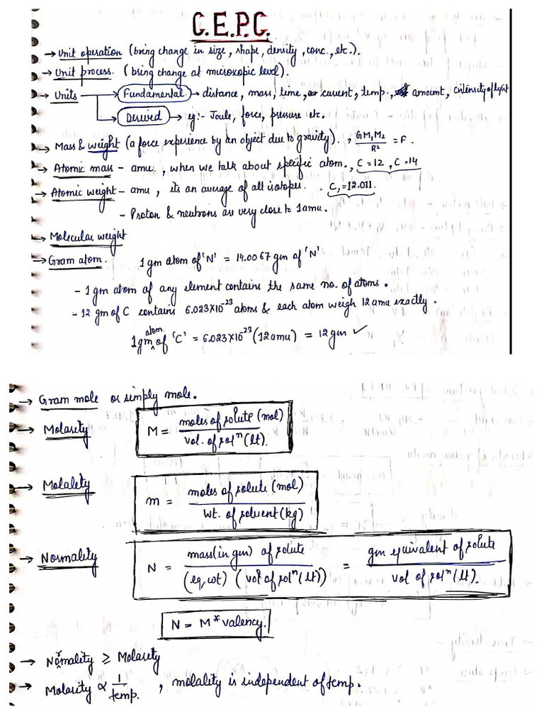 Process Calculations Pdf