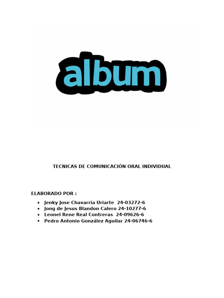 ÁLBUM | PDF